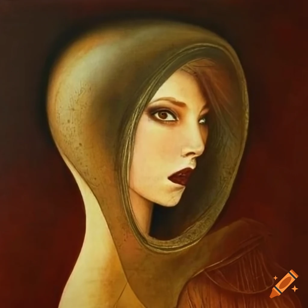 Surrealist painting of women by Remedios Varo on Craiyon