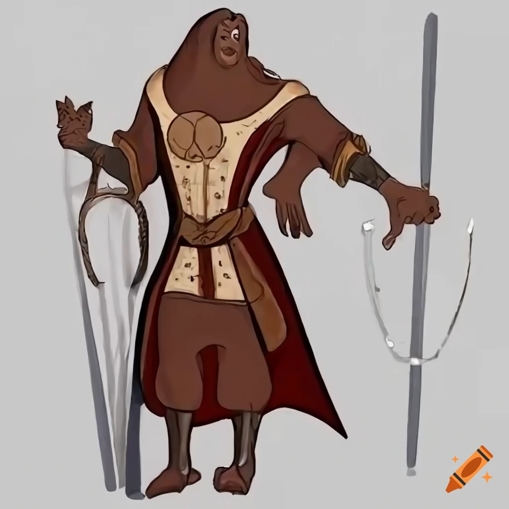 Detailed 2d fantasy characters in medieval style on Craiyon