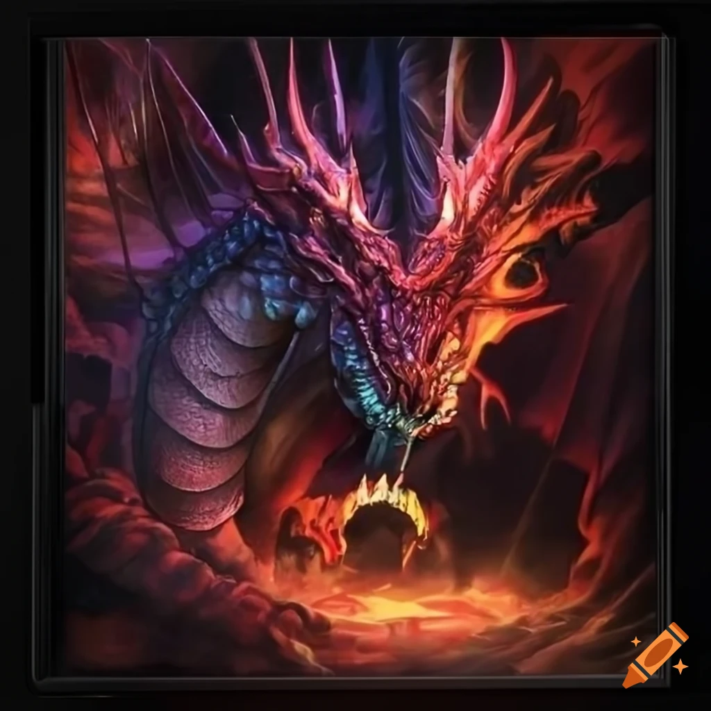 Ferocious gaming dragon artwork on Craiyon