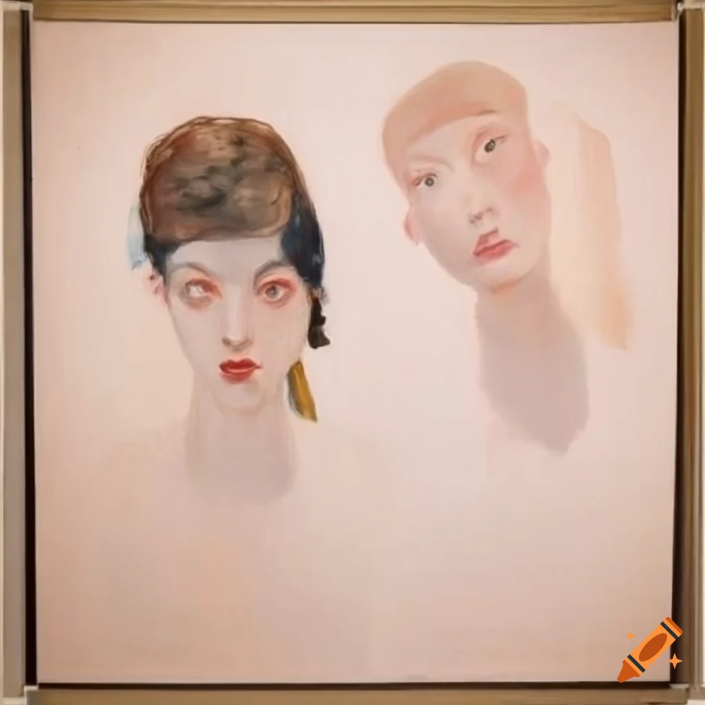 Collection of strange and distorted figure artworks on Craiyon