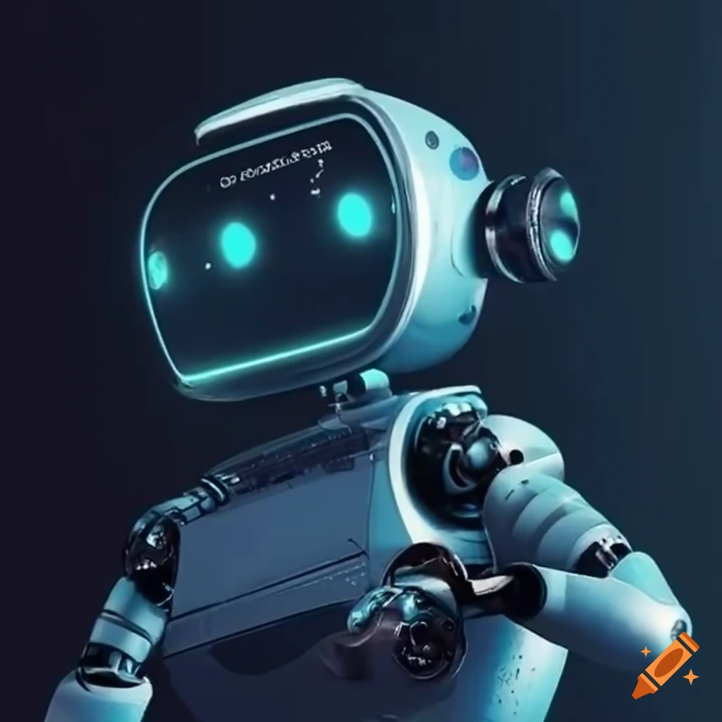 Techno space robot dj