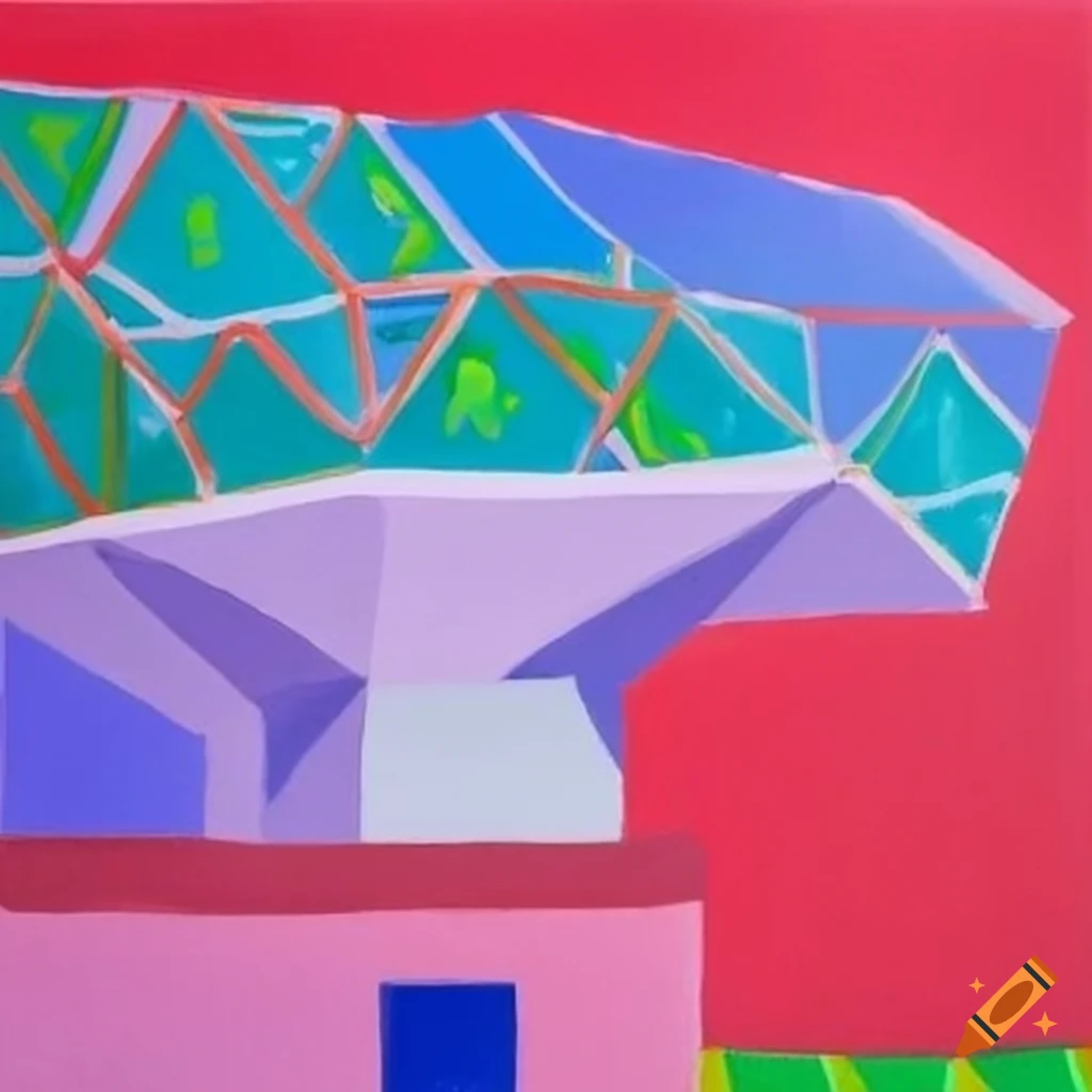 Special-shaped spatial structure in the arts district