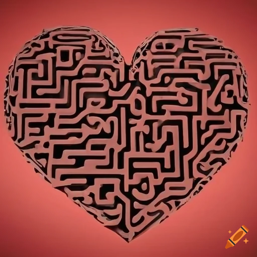 Heart made of computer parts on Craiyon