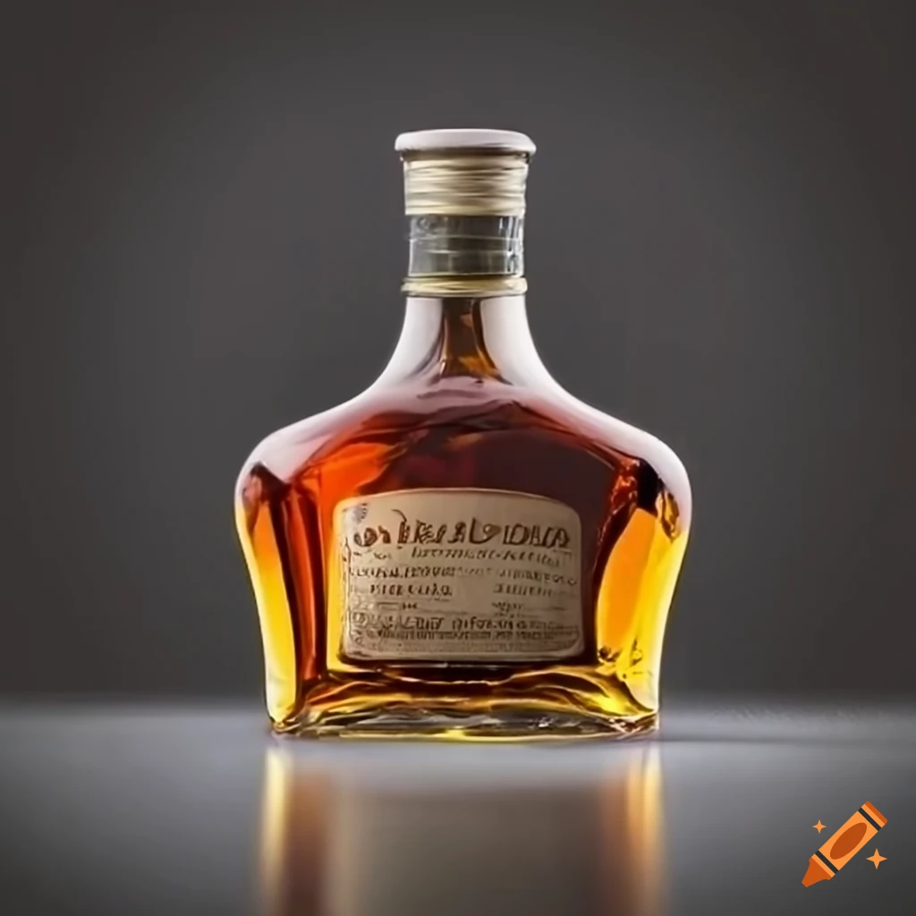 Bottle of whiskey on Craiyon