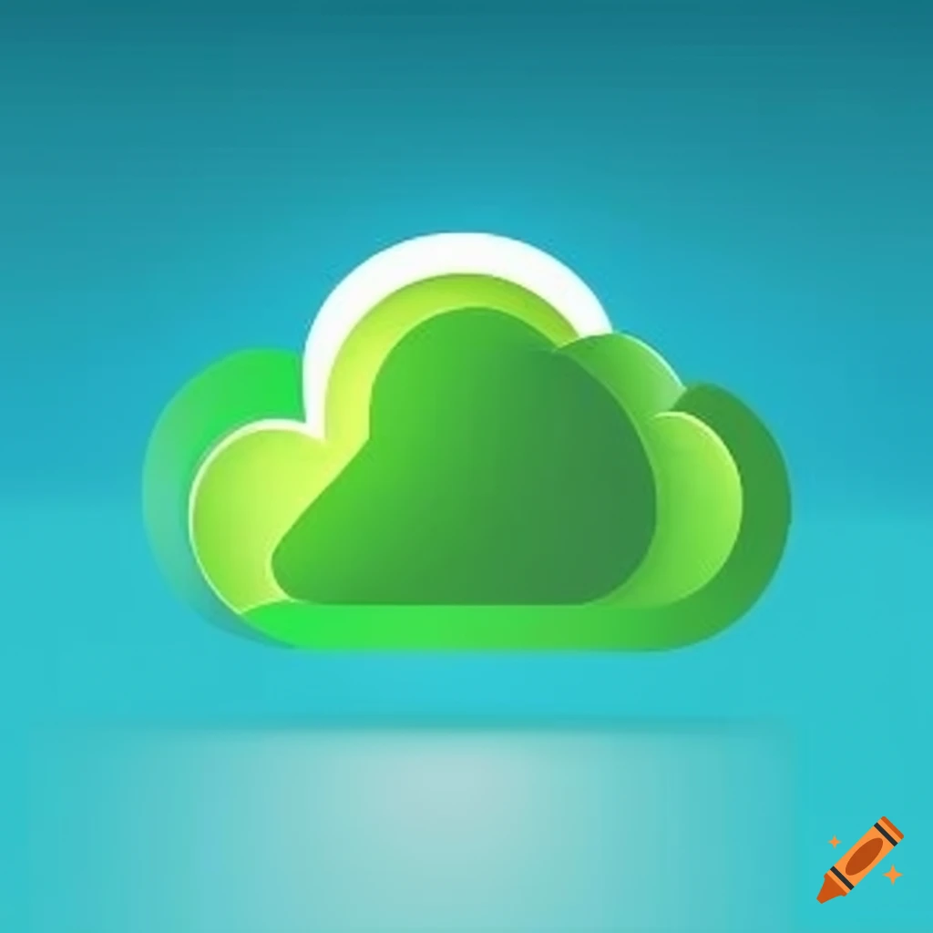 Green cloud automation logo for azure team on Craiyon
