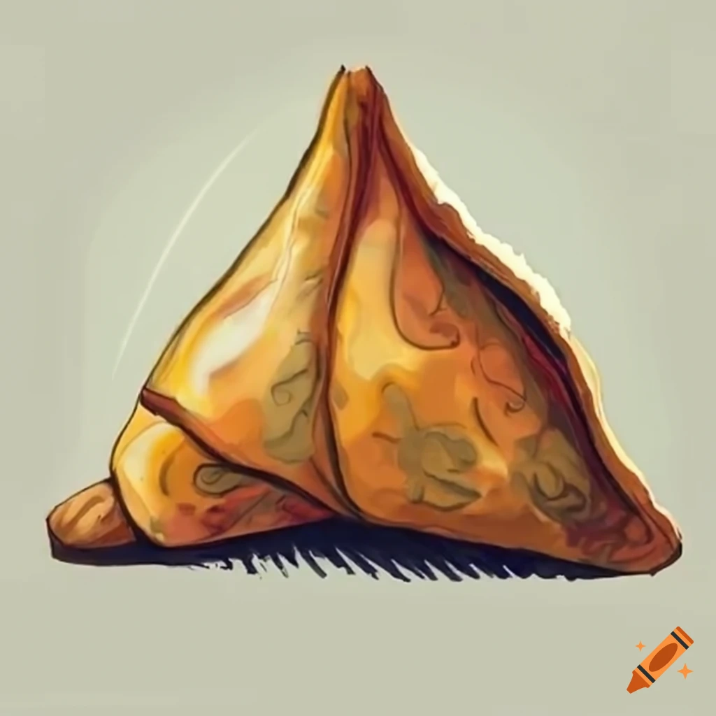 Samosa emoji on Craiyon