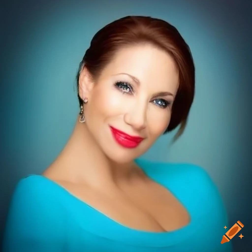 Closeup glamour portrait of nina radcliff