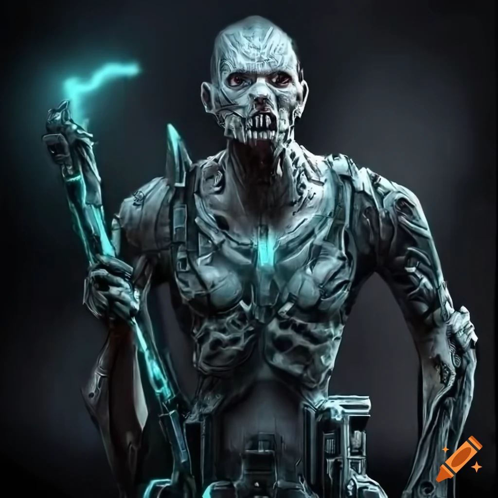 Hyperrealistic art of a futuristic machete on Craiyon