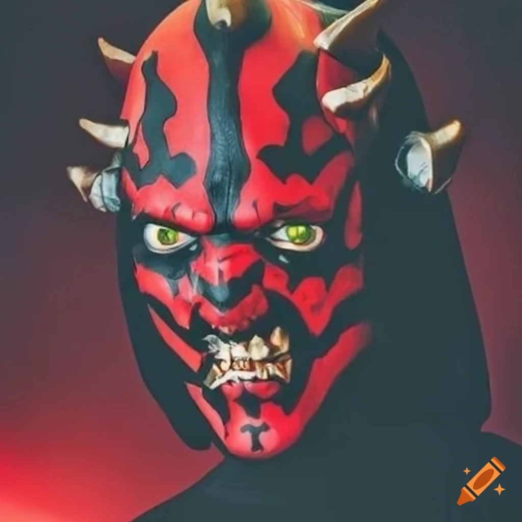 Darth maul smoking on Craiyon