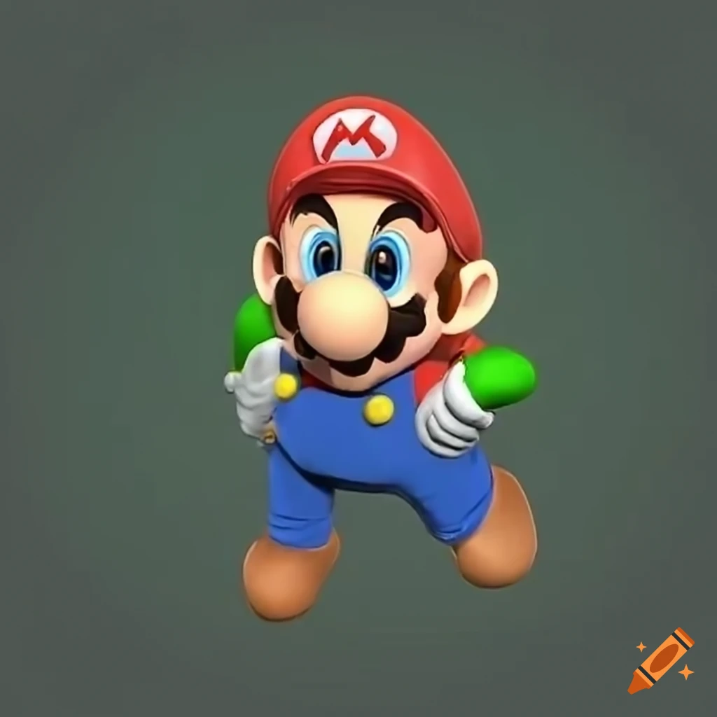 Mario slaps luigi in a video game scene