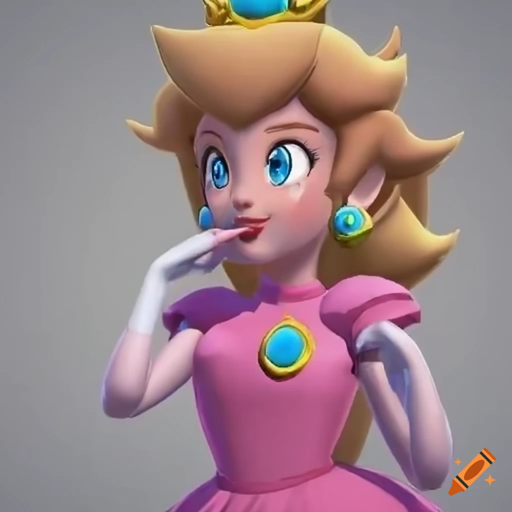 Real-life portrait of princess daisy on Craiyon