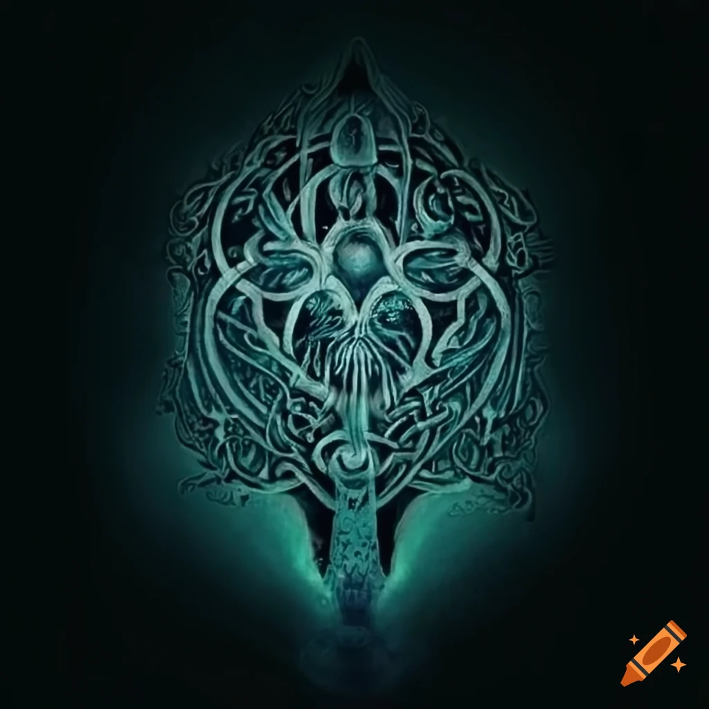 Yggdrasil tattoo design on Craiyon