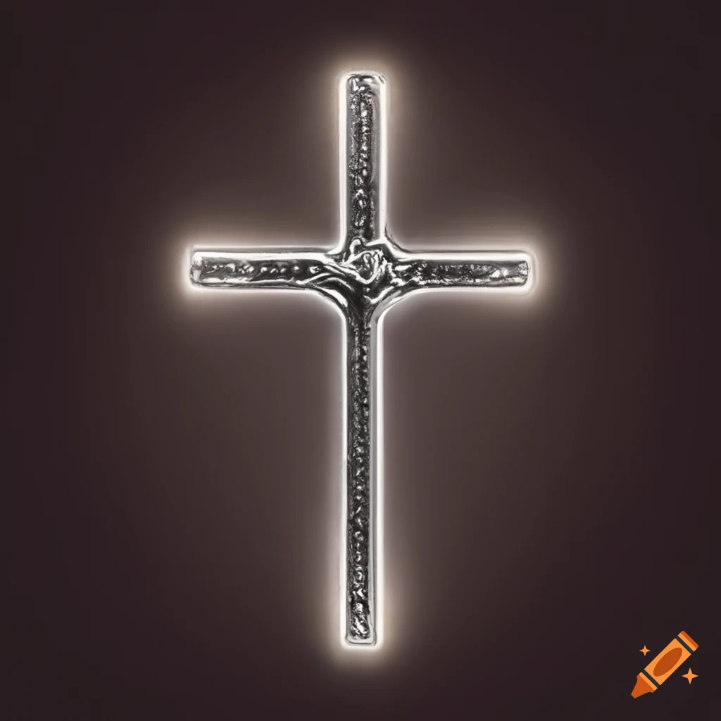 Modern and stylish representation of the cross symbol on Craiyon