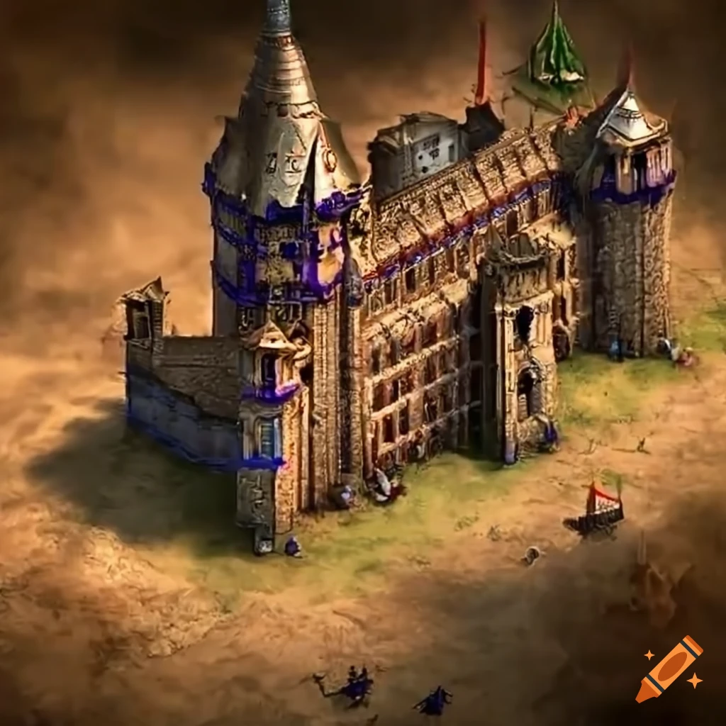 Eiffel tower in age of empires on Craiyon