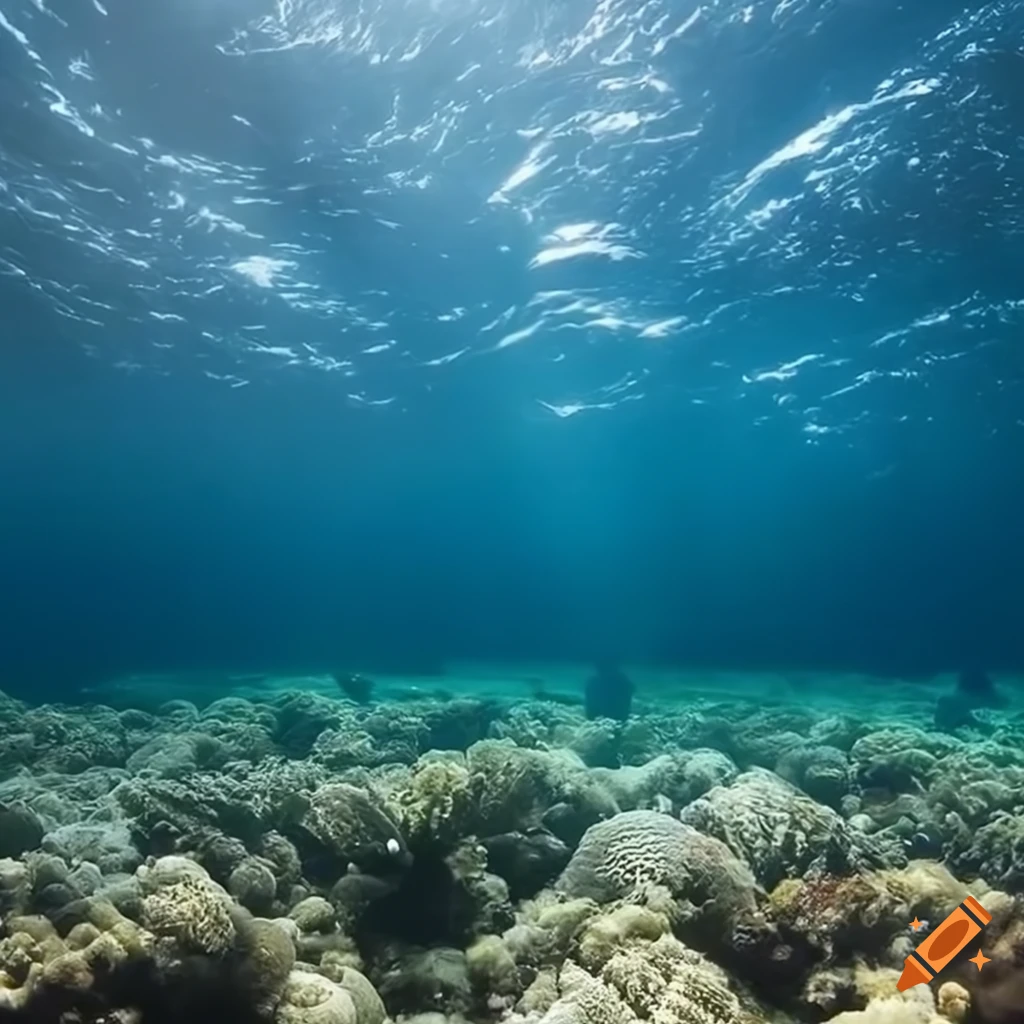 Ocean photo showcasing conservation and sustainable practices on Craiyon