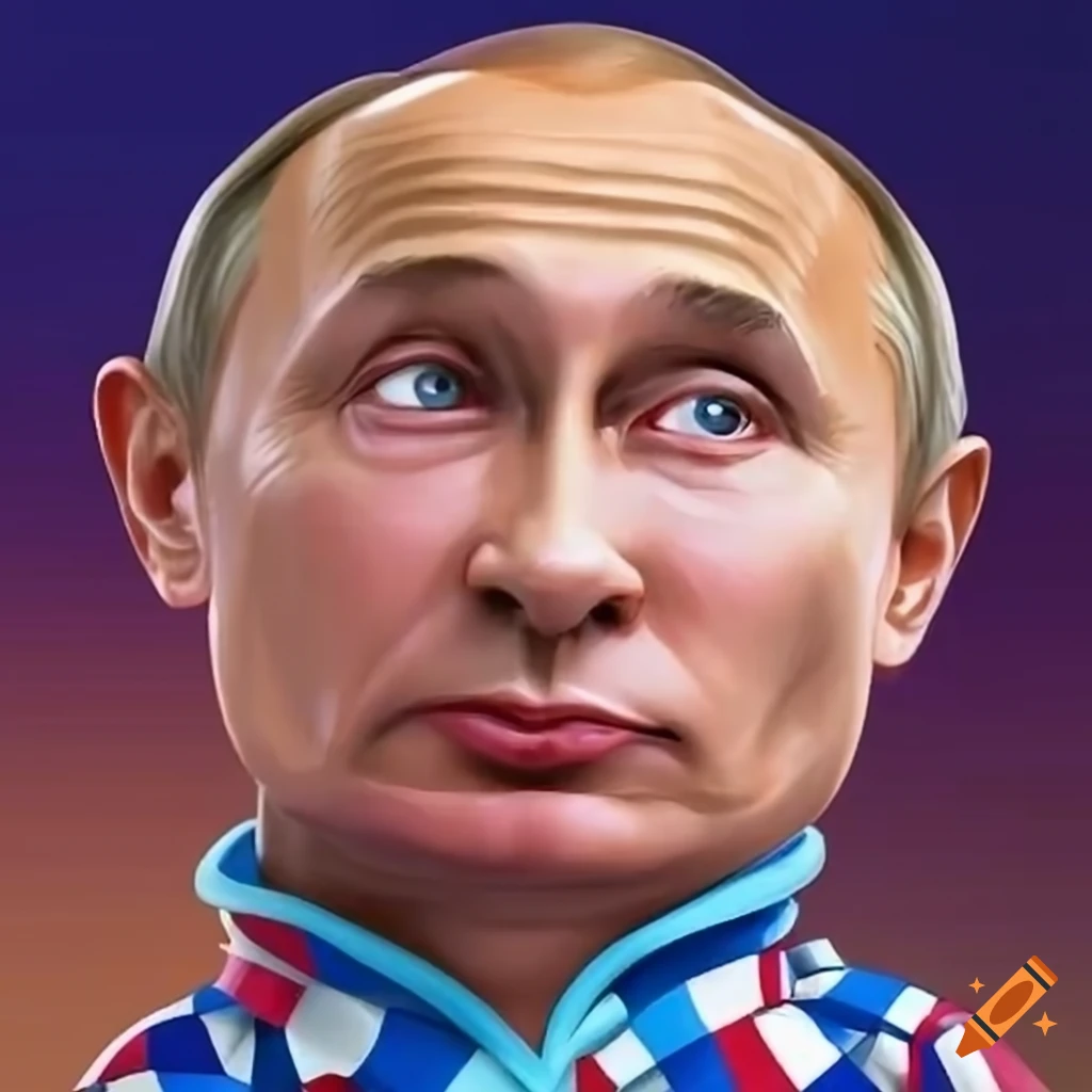 Vladimir putin in anime style on Craiyon