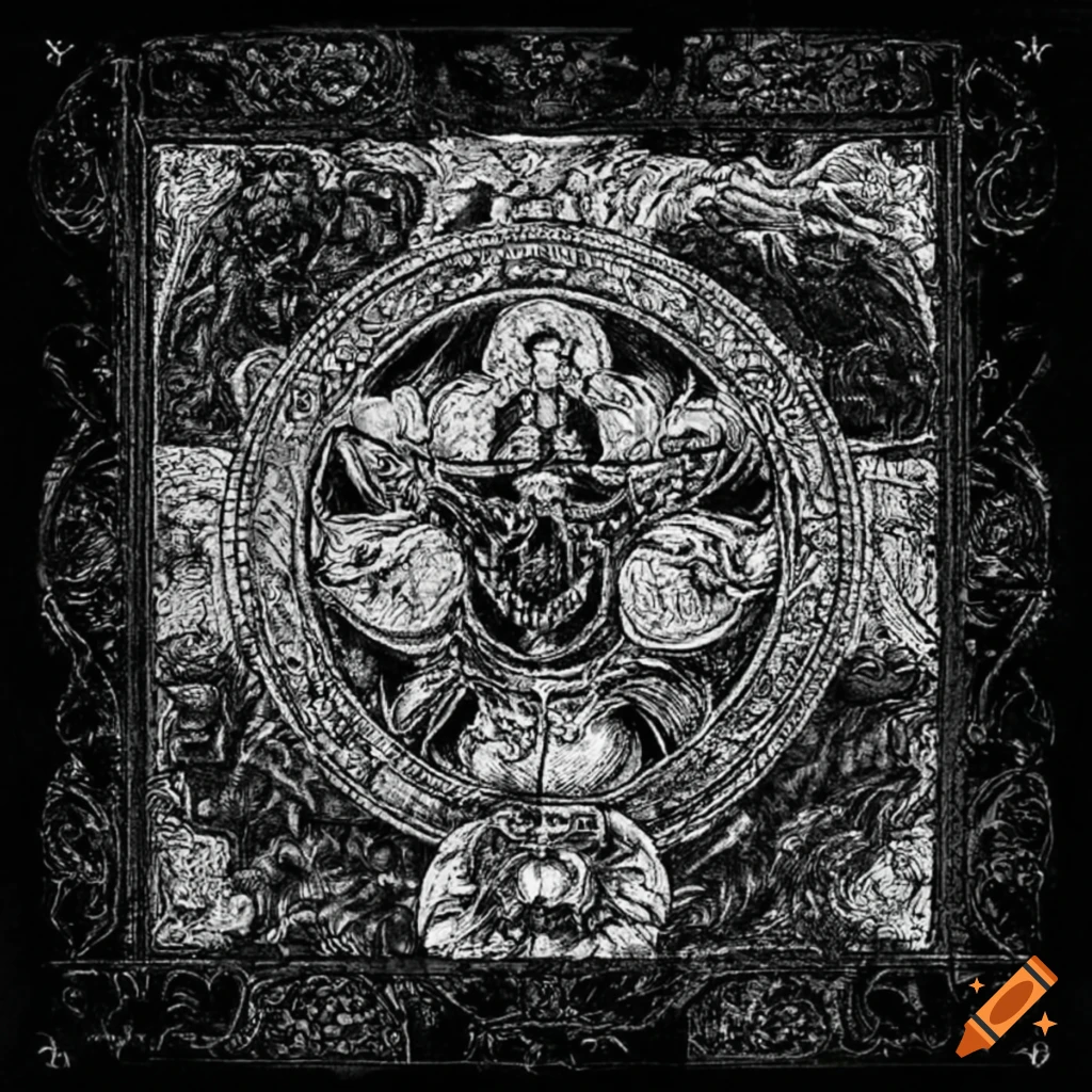 Image of the devil and four of pentacles tarot cards - reversed on Craiyon