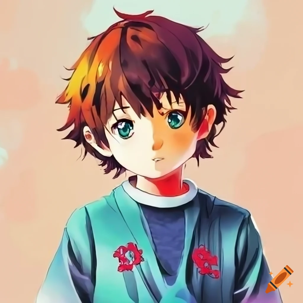 Poster of missing children in delhi with anime style