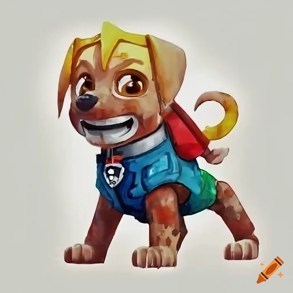 Paw Patrol Characters Dressed As Edward Elric On Craiyon
