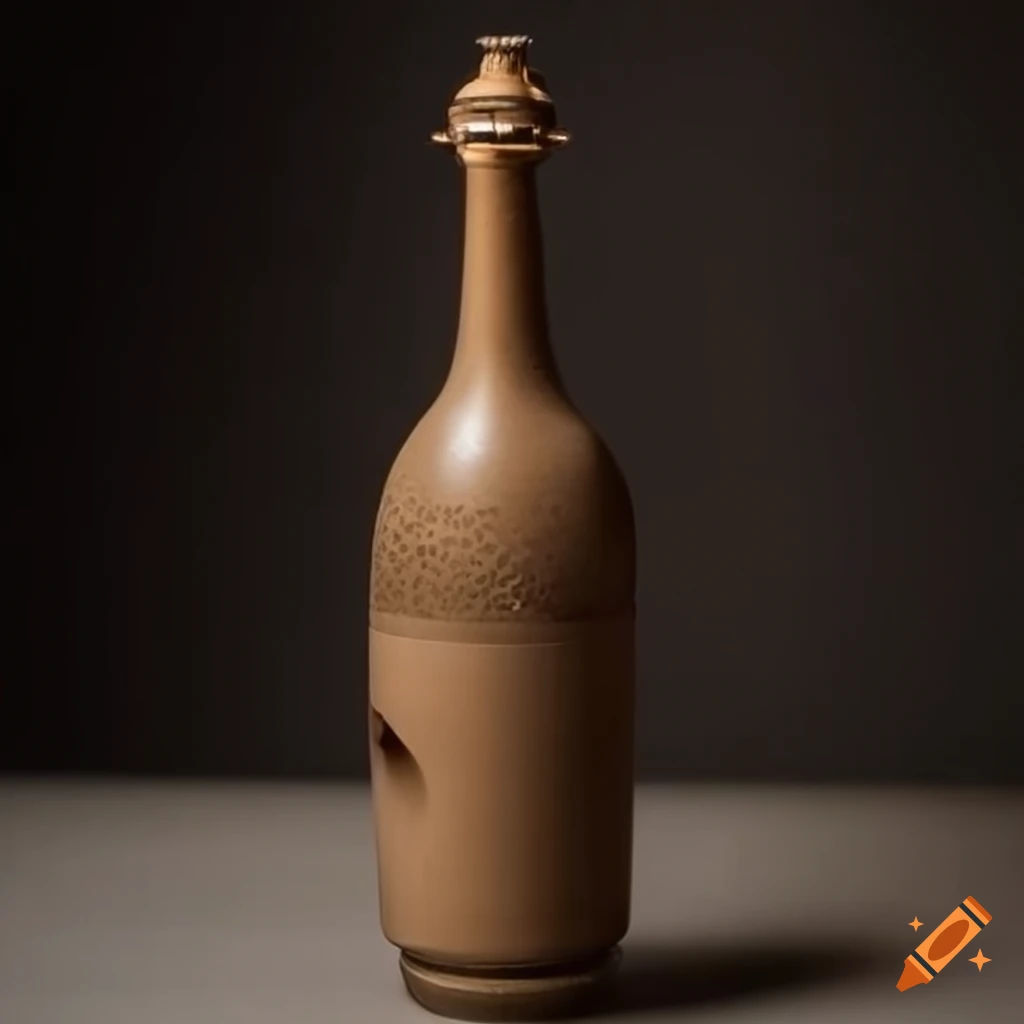 Clay bottle on Craiyon