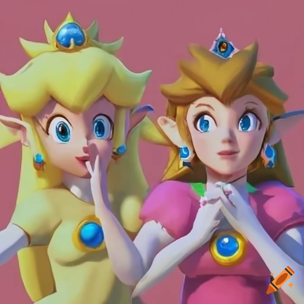 Cosplay Of Princess Peach And Link Swapping Costumes