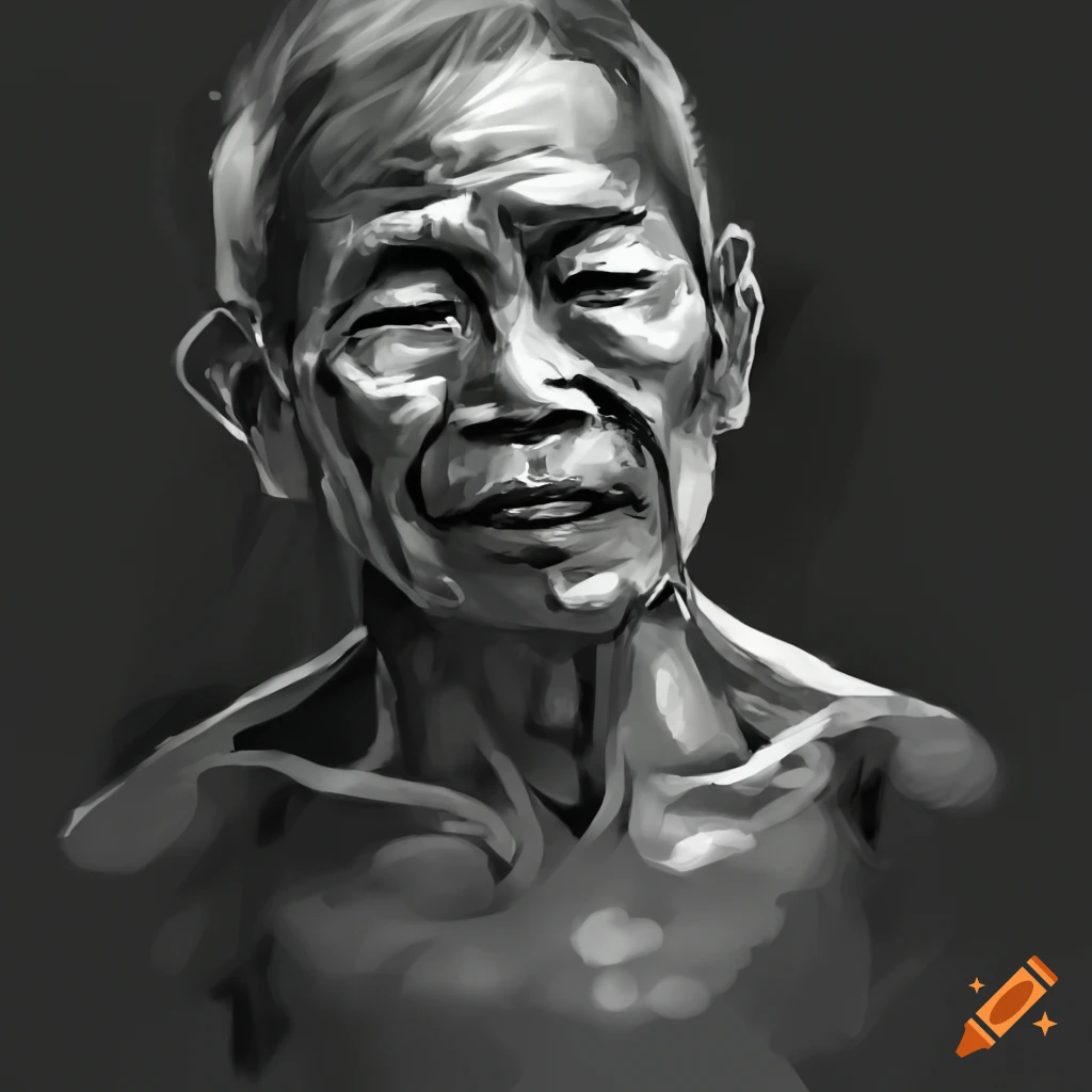 Portrait of a filipino father