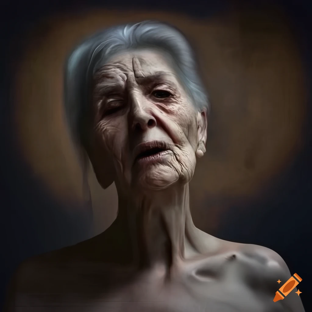 Artistic representation of a man losing memory on Craiyon