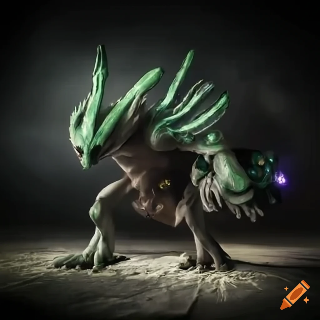 Fanart of necronatos, the mysterious pokemon