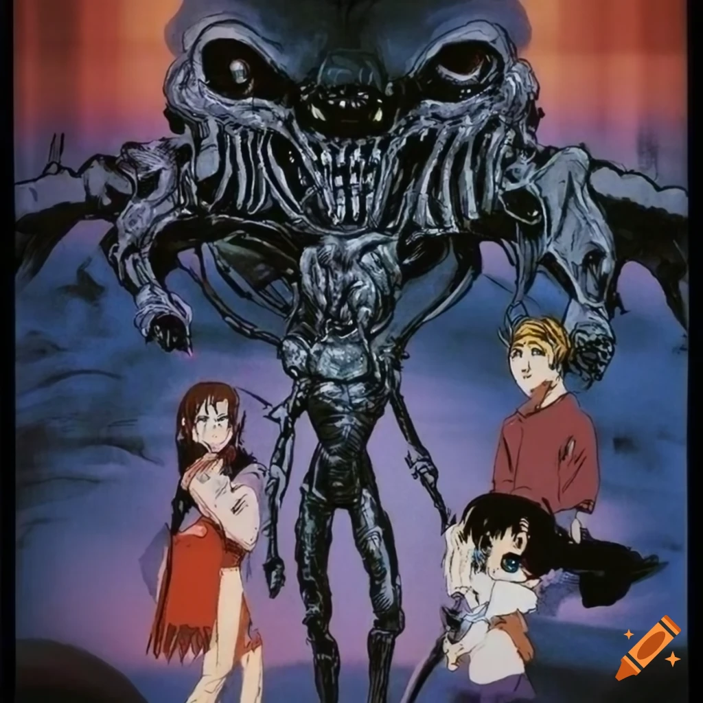 Poster of aliens (1986) anime movie