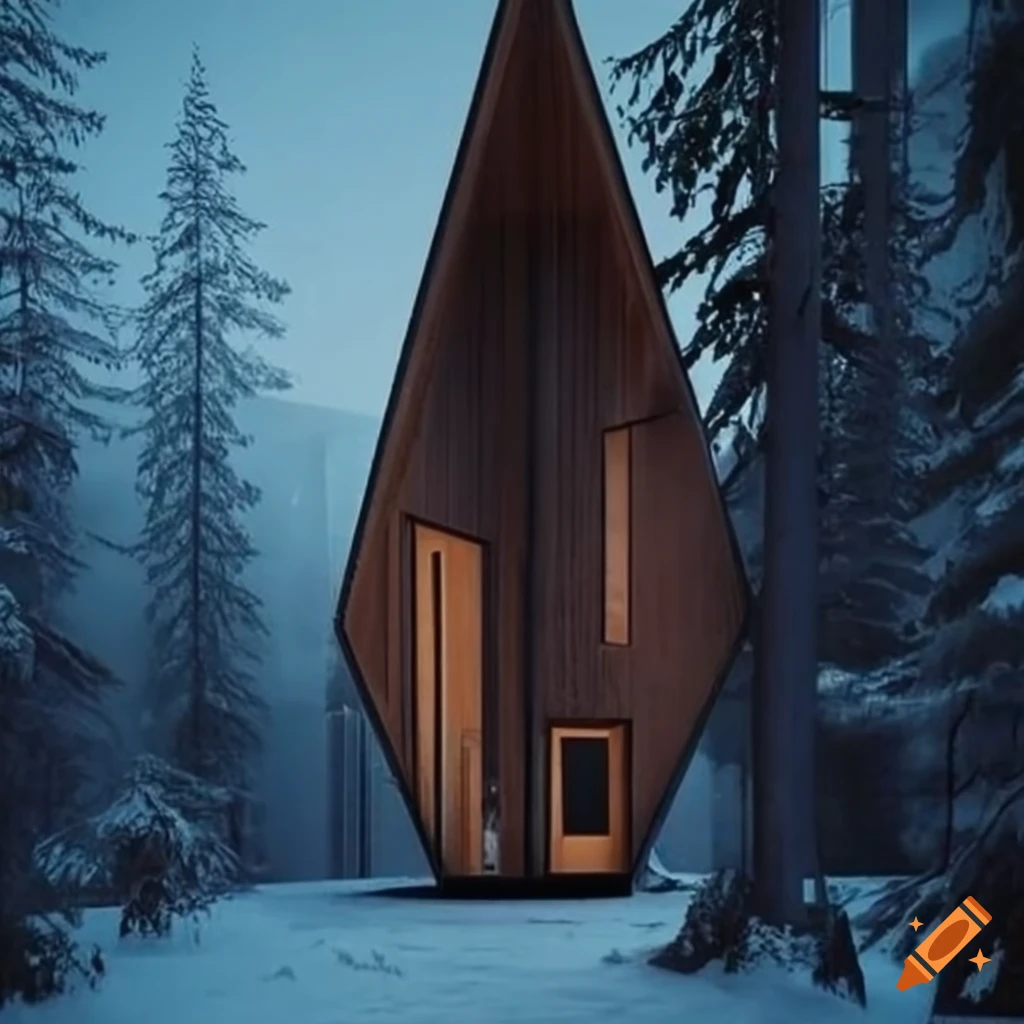 Nordic minimalism tower cabin architecture