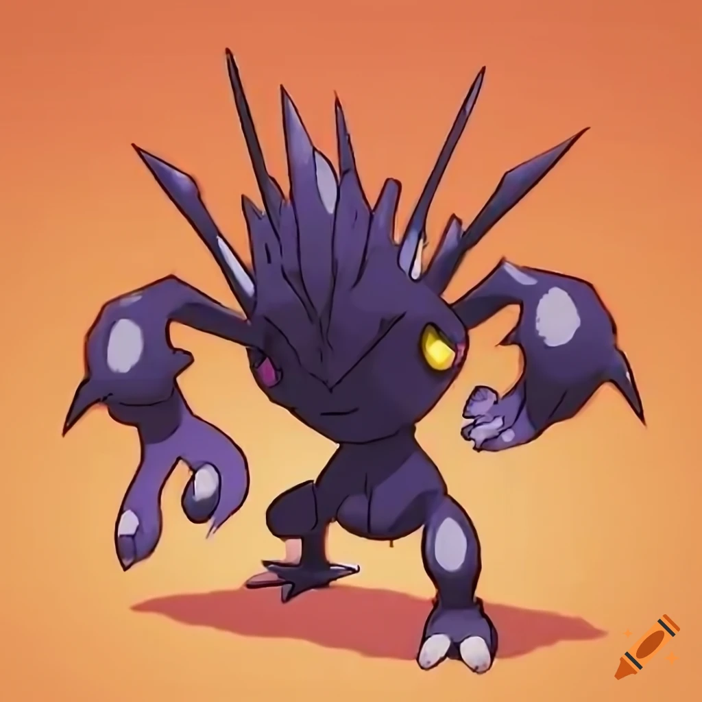 Bug Steel Type Pokemon In 1st Generation Style On Craiyon