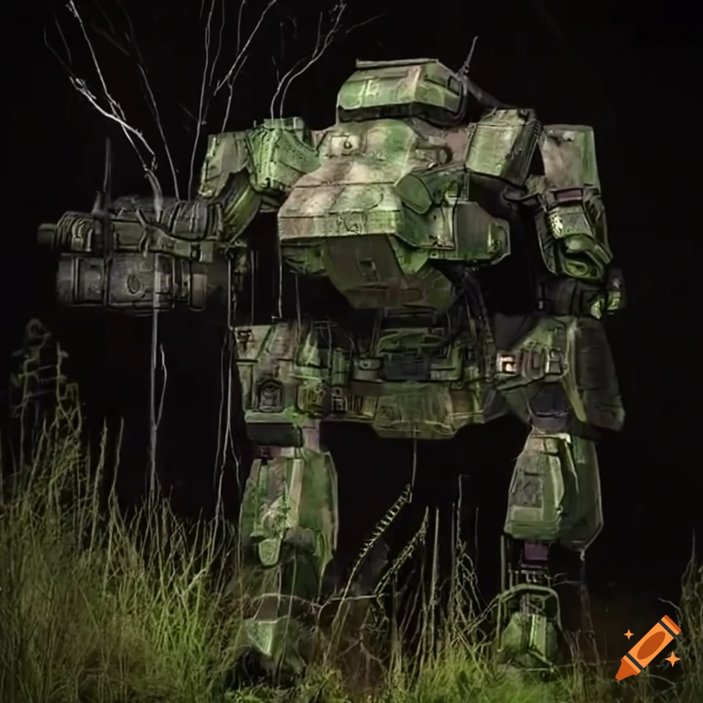 Battletech centurion mech robot on Craiyon