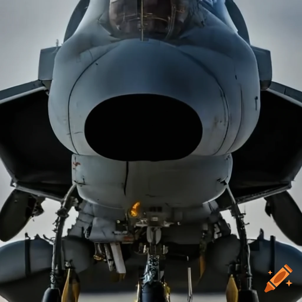 Squadron of fighter jets on Craiyon