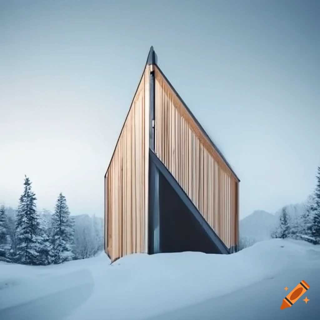 Nordic minimalist tower cabin architecture
