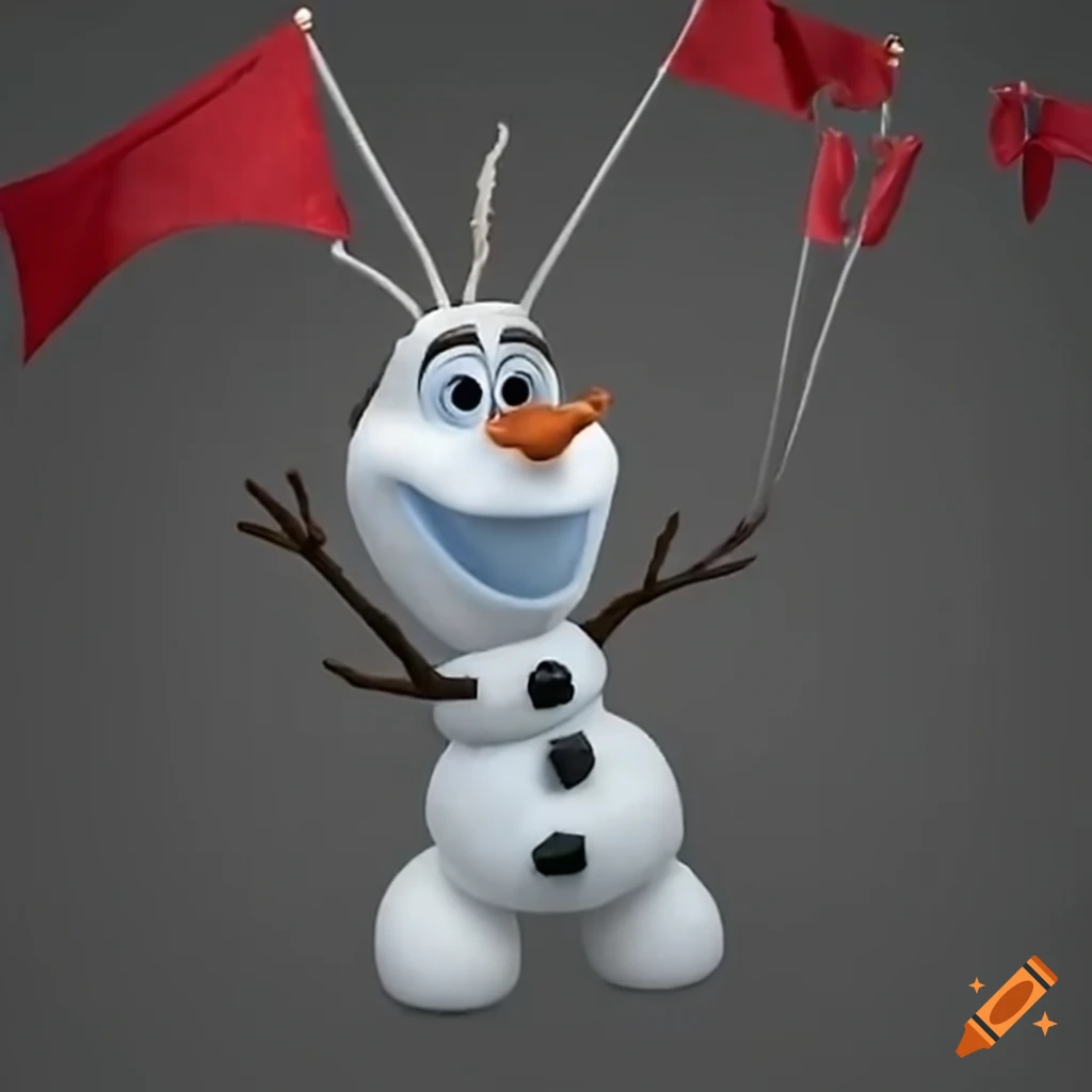 Olaf mcdonald's mcflurry on Craiyon