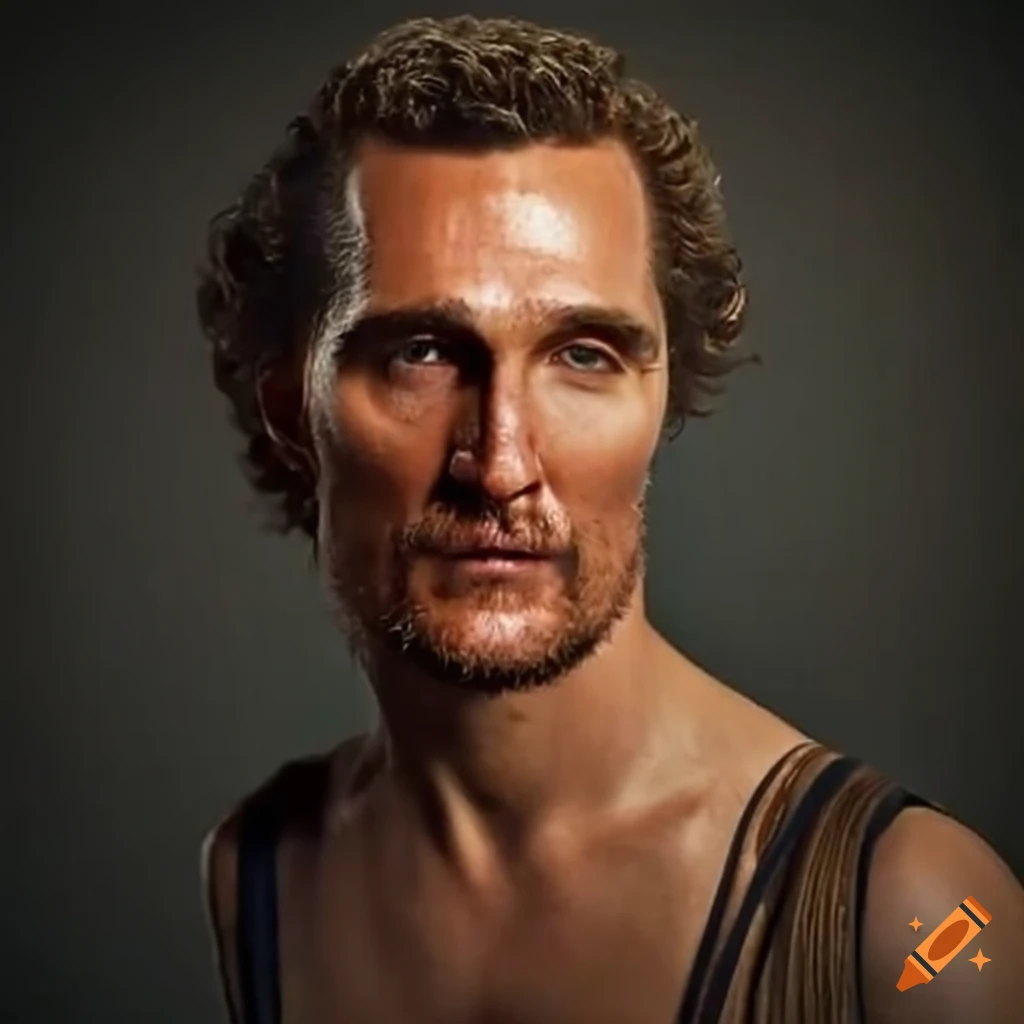 Matthew McCaughey dressed as a turkey on Craiyon