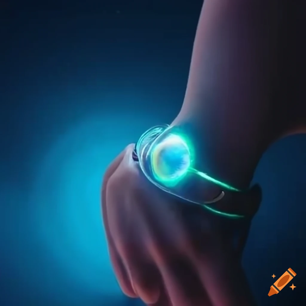 Spike bracelet facing the camera on Craiyon