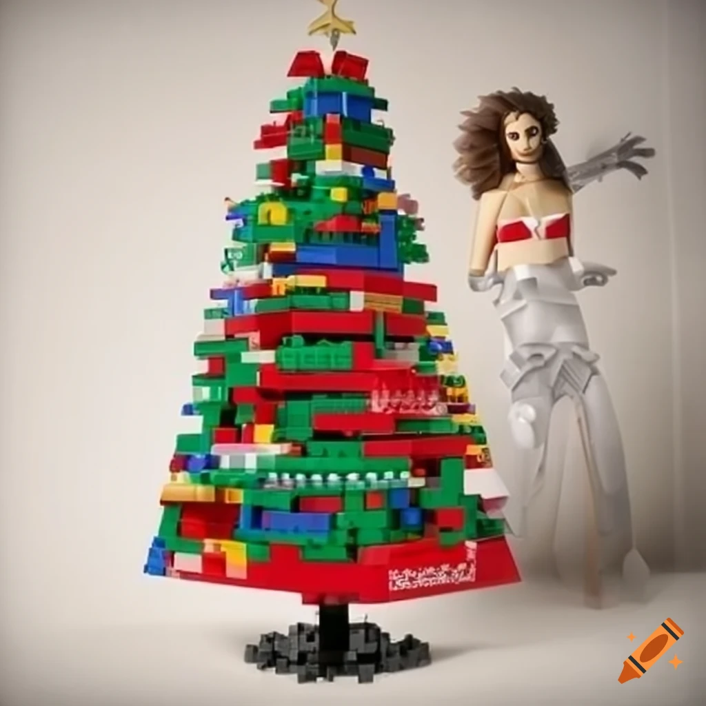 Lego christmas city on Craiyon