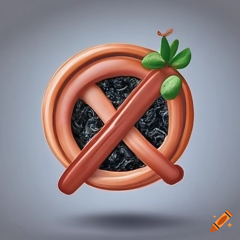 Sign with text 'no raisins' on Craiyon