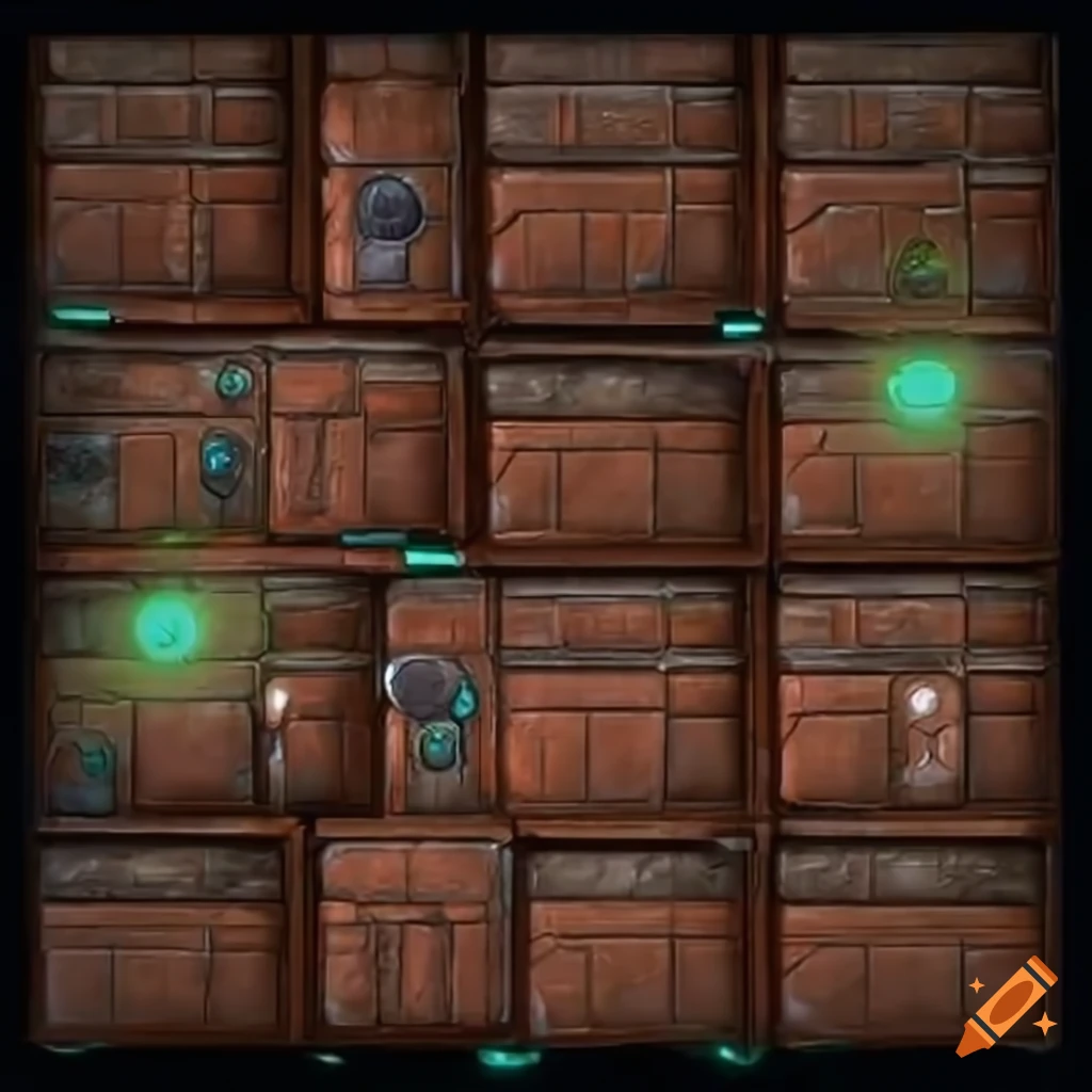 Realistic 2d background for metroid game