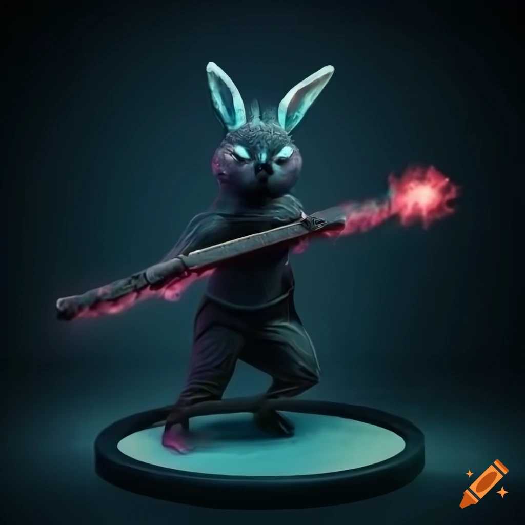 Ninja rabbit on Craiyon