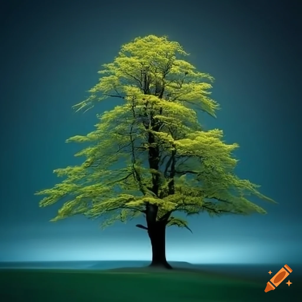 High resolution image of a tree on Craiyon