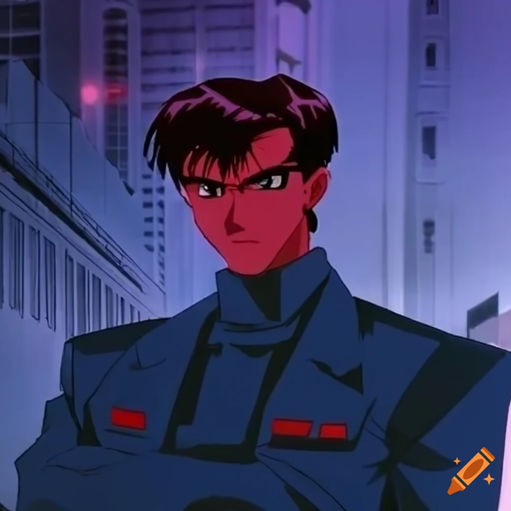 90s anime version of Knight Rider on Craiyon