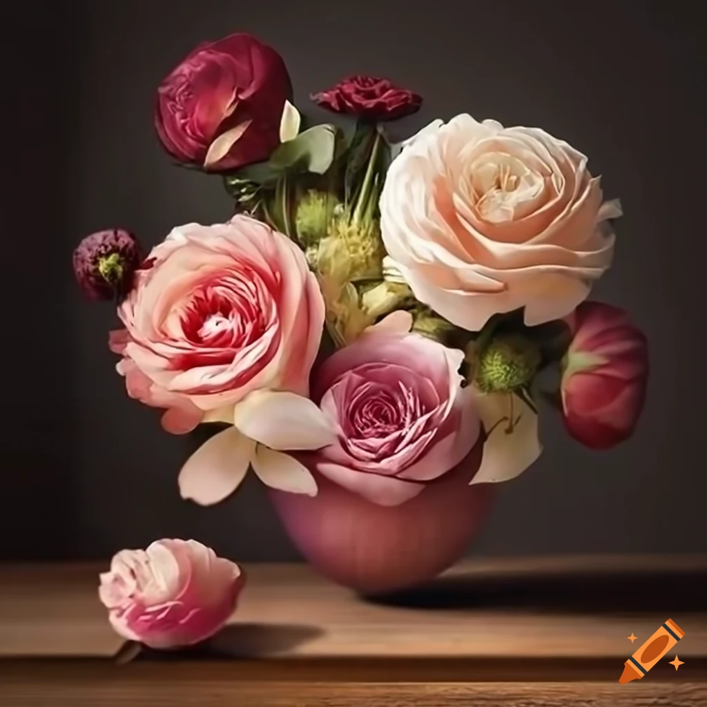 Realistic flower artwork for home decor on Craiyon Realistic flower artwork for home decor on Craiyon