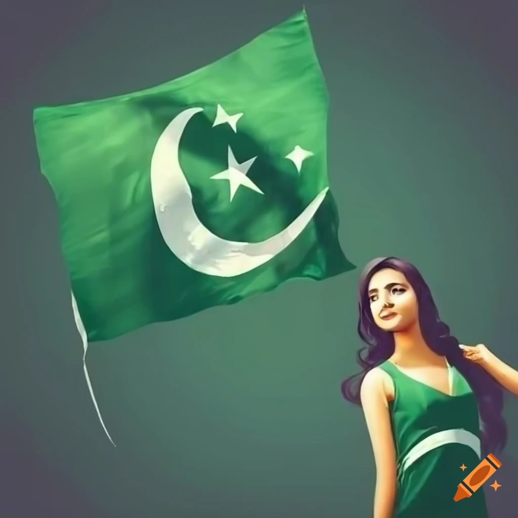 Boy writing name shahreel with pakistan flag on Craiyon