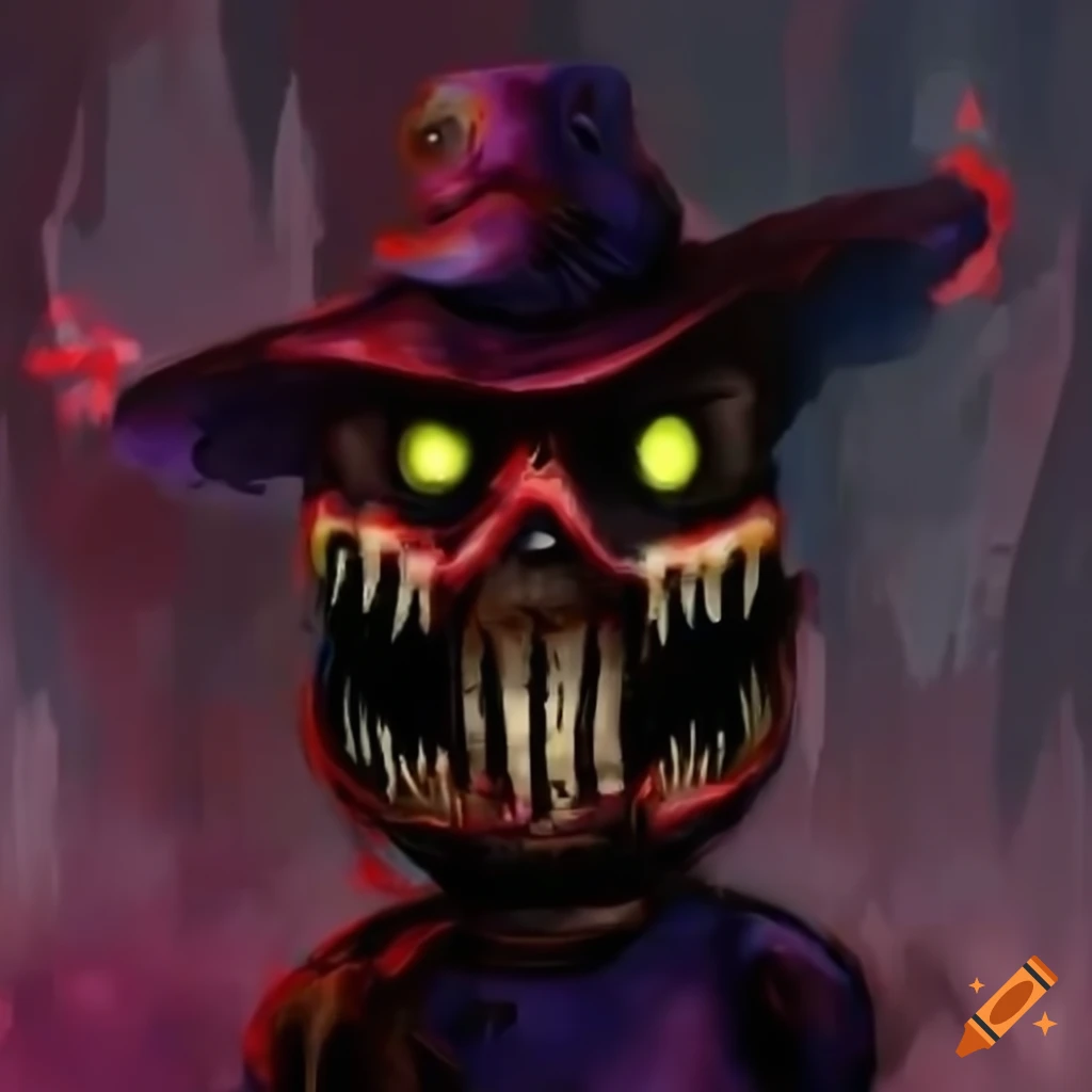 Nightmare painting in roblox style on Craiyon