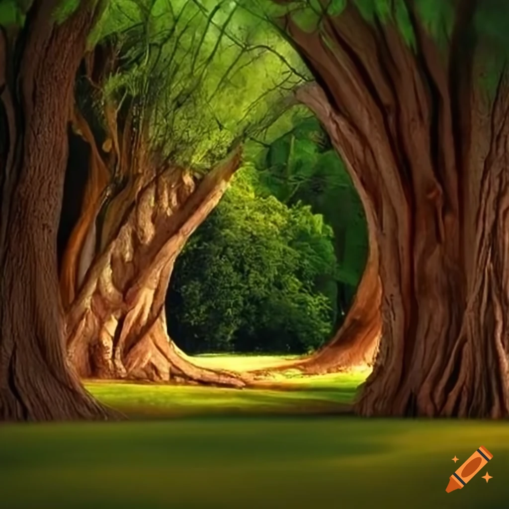 Profile picture of a unique tree on Craiyon