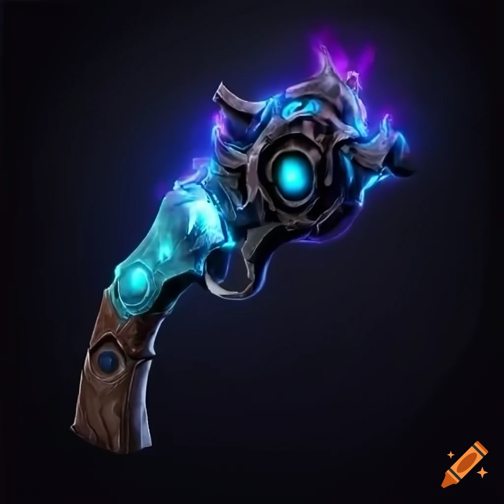 Mythic fantasy dark shadow crossbow on Craiyon