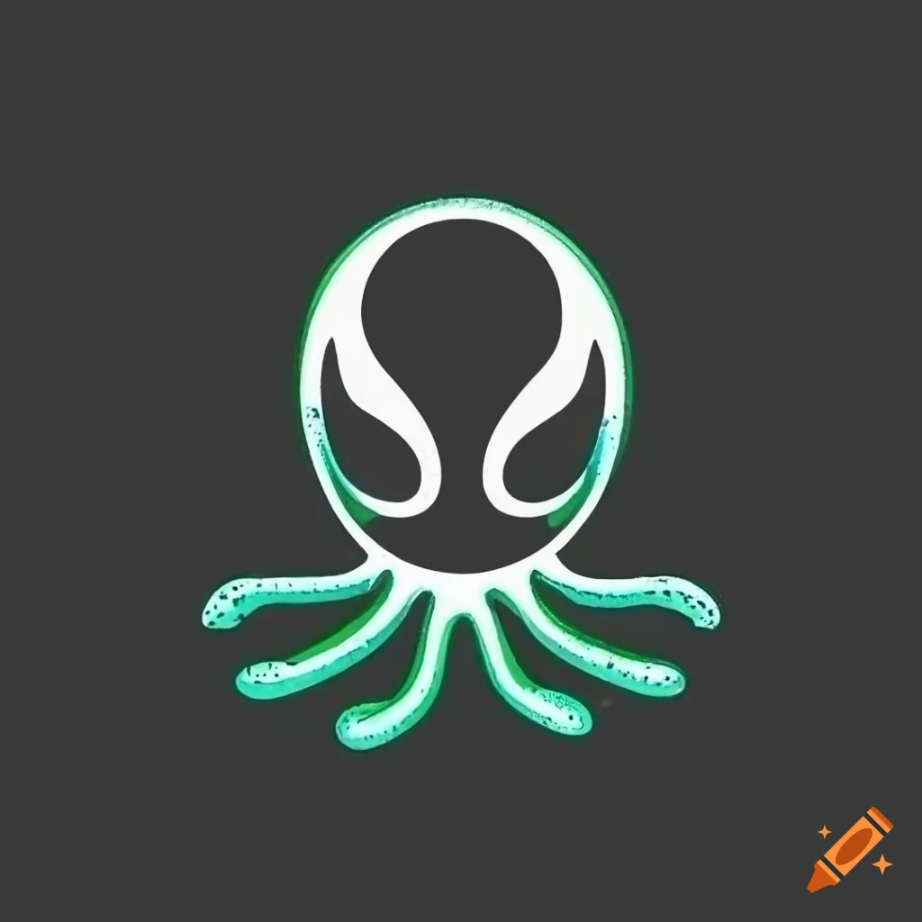 Logo of an alien octopus on Craiyon