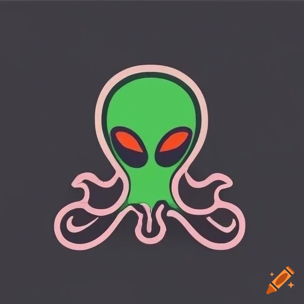 Logo of an alien octopus